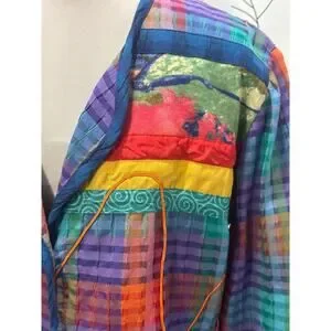 Canvas Backs | Jackets & Coats | Vintage Canvasbacks Colorful Artsy ...